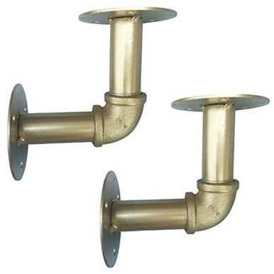 ZHUOZ1T Floating Shelf Brackets-2pcs Heavy Duty Shelf Brackets ...