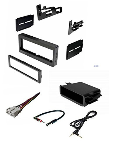 Car Stereo Dash Kit, Wire Harness, Antenna Adapter, Pocket for ...
