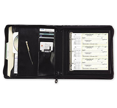 Checkbook Portfolio- for 3-On-A-Page Deskbook- Home Accountant and End ...