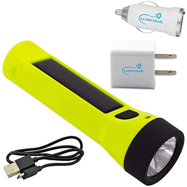 Hybridlight Journey Solar Rechargeable Flashlight and USB Charger 160 ...