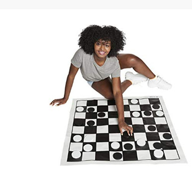 Large Checkers Board Game for Adult and Kids - Giant Outdoor Lawn Game ...