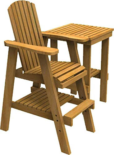 WoodworkersWorkshop Woodworking Plan to Make A Maritime Barstool/Lifeguard Chair and Table -Not ...