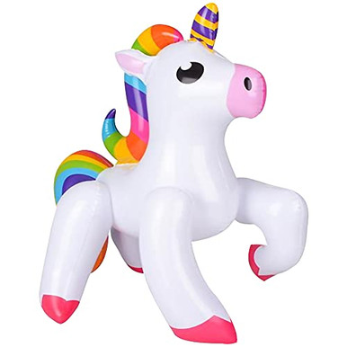 ArtCreativity Inflatable Unicorn- Blow-Up Unicorn Inflate for Birthday ...