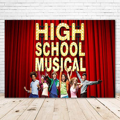 High School Musical Backdrop for Party Supplies 7x5ft Vinyl High School ...