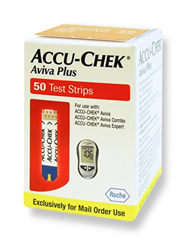 ACCU-CHEK Aviva Plus Mail Order Test Strips 50-Count Box ...