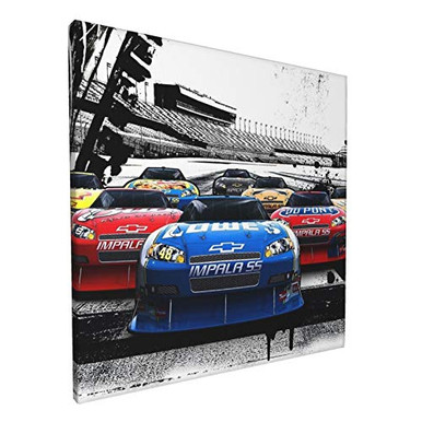 Artwork Racing Car Nascar Inspirational Wall Art Inspired Art Micro ...