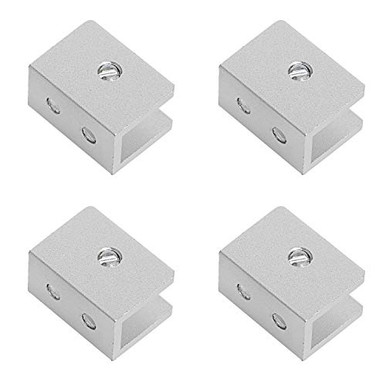 Aopin Glass Shelf Bracket- Adjustable Glass Clips Glass Clamp Brackets ...