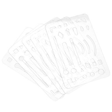 Exquisite Erasing Shield Engineering Drawing Template Ruler Art ...