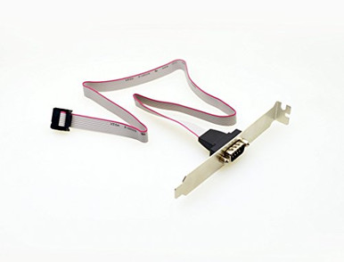 Serial 9Pin RS232 DB9 Motherboard Com Port Ribbon Cable Connector ...