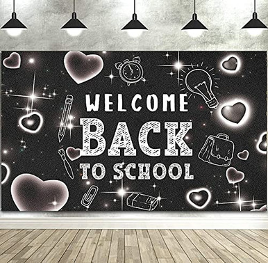 Welcome Back to School Photography Backdrop 7X5ft Vinyl Early 2000s ...