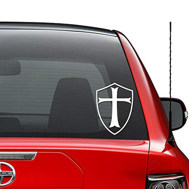 Knights Templar Shield Coat of Arms Vinyl Decal Sticker Car Truck ...