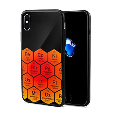 Honeycomb Periodic Table Rainbow iPhone X Case- Full-Body Protective ...