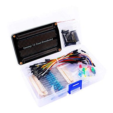GeeekPi Electronic Fun Kit-with 3PCS Half Sized Breadboard Cable ...