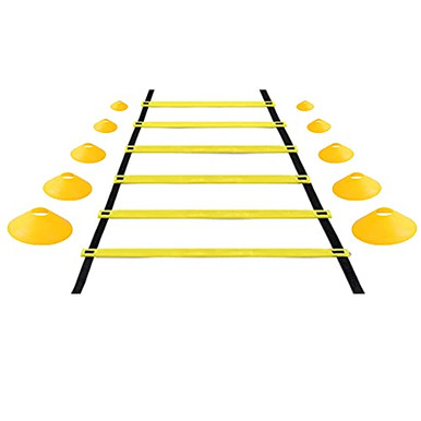 TNZMART Agility Ladder Training Set Adjustable Rungs Speed ...