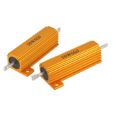 Uxcell a11053000ux0308 2 Piece 50W 5 percent 6 Ohm Screw Tabs Mounted ...