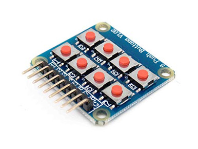 2x4 Keypad 4x2 Keypad 8 Push Buttons V1.00 Key Board Matrix Keyboard Button for Arduino AVR PIC ...