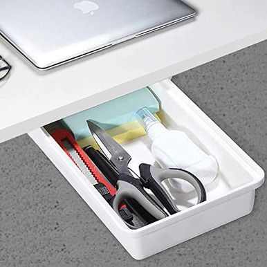 Desk Drawer- Under Desk Storage-Highly Capacity Pop-Up Student Storage ...