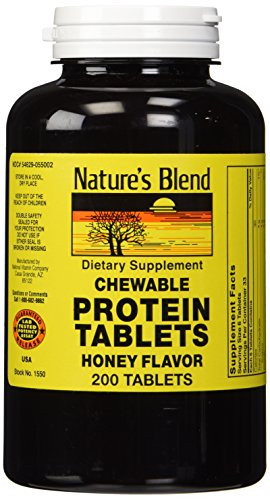 Natures Blend Protein Tablets Honey Flavor 200 Tablets ...