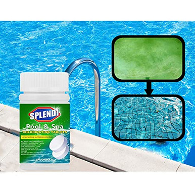 Chlorine Pool Tablets with Capacity of Over 5000 Gallons- Chlorinating ...