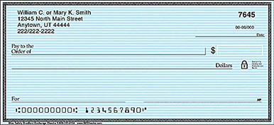 The Bradford Exchange Personal Checks - Top Tear Printed Personal ...