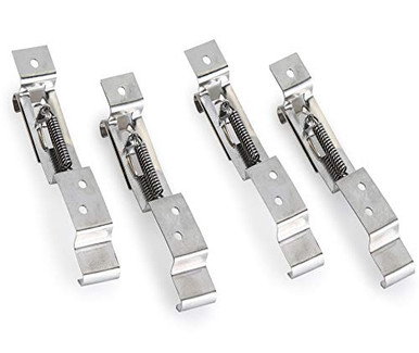 4 Pieces Trailer Number Plate Holders Clips License Plate Brackets ...