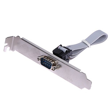for Motherboard 9 Pin Female to RS232 DB9 Pin Com Port Ribbon Serial ...