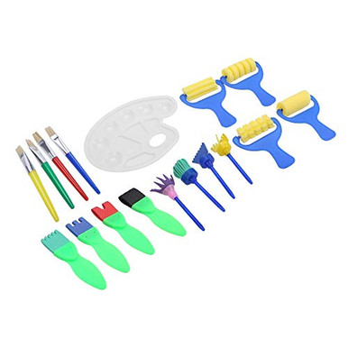 Wosune Painting Toy- Kid Art Kit Paint Roller Kit Painting Brush Toy ...