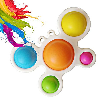 Baby Simple Sensory Toys - Simple Dimple Fidget Toy- Silicone Flipping ...