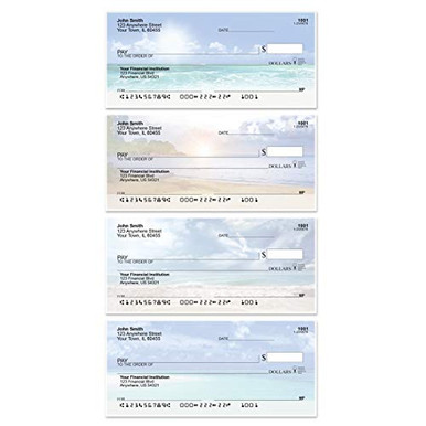 Blue Ocean Top Tear Value Priced Personal Checks -1 Box of Singles- Qty ...