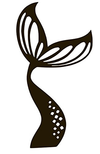 Cute Mermaid Tail Vinyl Sticker Decals for Car Bumper Window Laptop ...