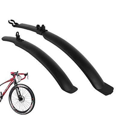 N\P 26 Mountain Bike Fenders Plastic Black Bicycle Lengthened Mudguards ...
