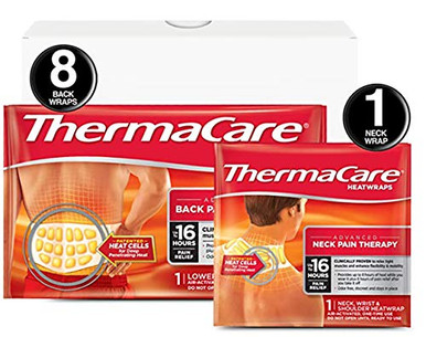 ThermaCare Advanced Back Pain -L-XL Size- and Neck Pain Combo Pack -8 ...
