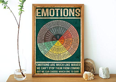 Zira-S Social Work Feelings Poster, Wheel of Feelings and Emotions ...