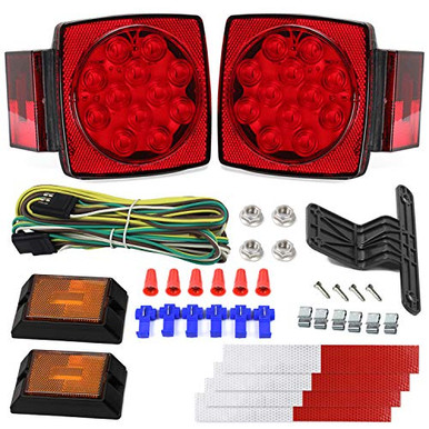 12V Trailer Light Kit DOT Certified Utility Trailer Lights for Boat RV ...