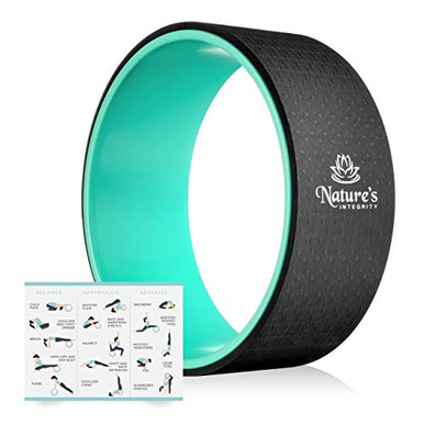 Nature's Integrity Yoga Wheel for Stretching and Back Pain - 13" Dharma ...