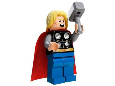 Marvel Lego Thor Minifigure from Lego set 76018 by LEGO ...