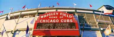Walls 360 Peel and Stick Baseball Stadium Wall Mural- Wrigley Field ...