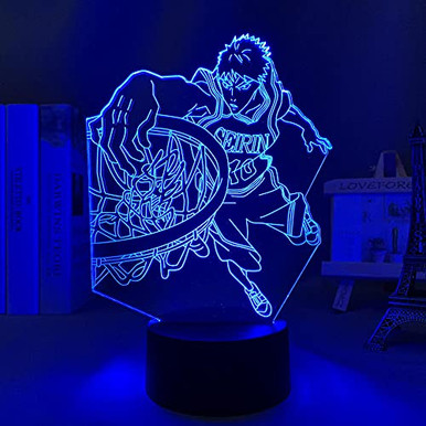 LBINGKJ 3D Led Lamp Anime Lights Visual Lamp 3D Led Night Light Daiki ...