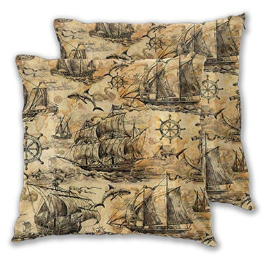 TISAGUER Sailboat Medieval Style Three-masted Sailing Ship, Anchor ...