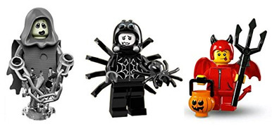 Lego Halloween Figures Spectre, Spider Suit Guy, and Imp Lego ...