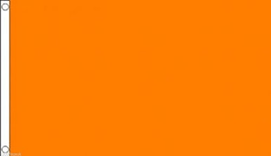 1000 Flags Limited Plain Orange Flag 5'x3' -150cm x 90cm- Heavy Duty ...