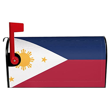 Rxccrrxgs Filipino Flag Mailbox Covers Wraps Waterproof Fabric Box ...