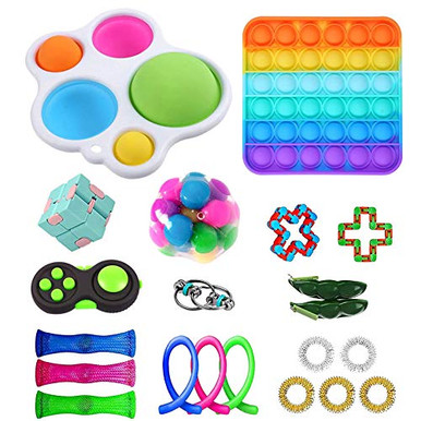 Fidget Toys Cheap Pack, Simple Fidget Toy Set, Sensory Fidget Toy Set ...