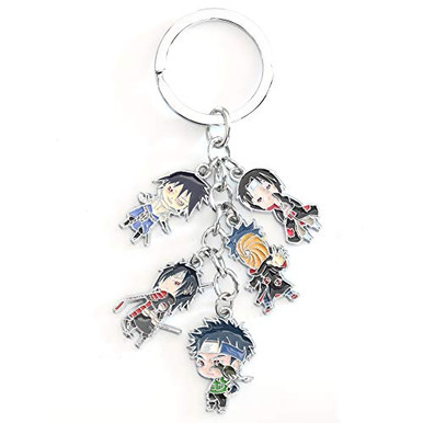 Naruto Key Ring Fashion Novelty Matel Pendant Keychain Anime Manga ...