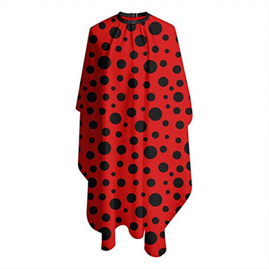 Ladybug Pattern Haircut Salon Cape Hair Cutting Shampoo Waterproof ...