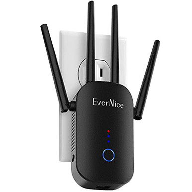 EverNice WiFi Extender 1200 Mbps, 2.4 and 5GHz WiFi Range Extender ...