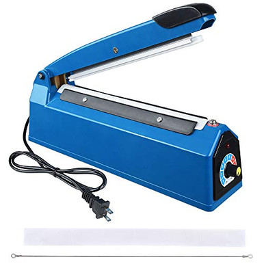 8" Impulse Heat Sealer Sealing Machine 200W Adjustable Timer Creates ...