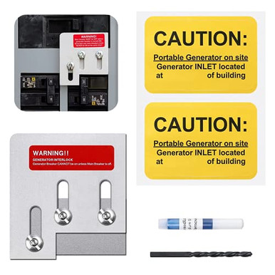 Generator Interlock Kit Compatible with Square D QO or Homeline 150 or ...