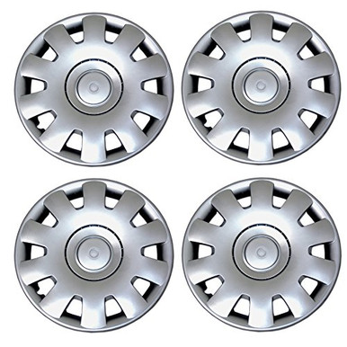 Tuningpros WC3-15-2032-S - Pack of 4 Hubcaps - 15-Inches Style Snap-On ...