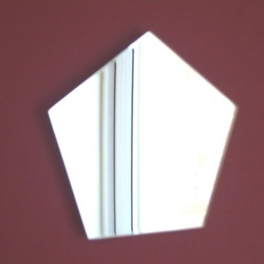 Super Cool Creations Pentagon Shaped Mirror - 20cm x 20cm ...